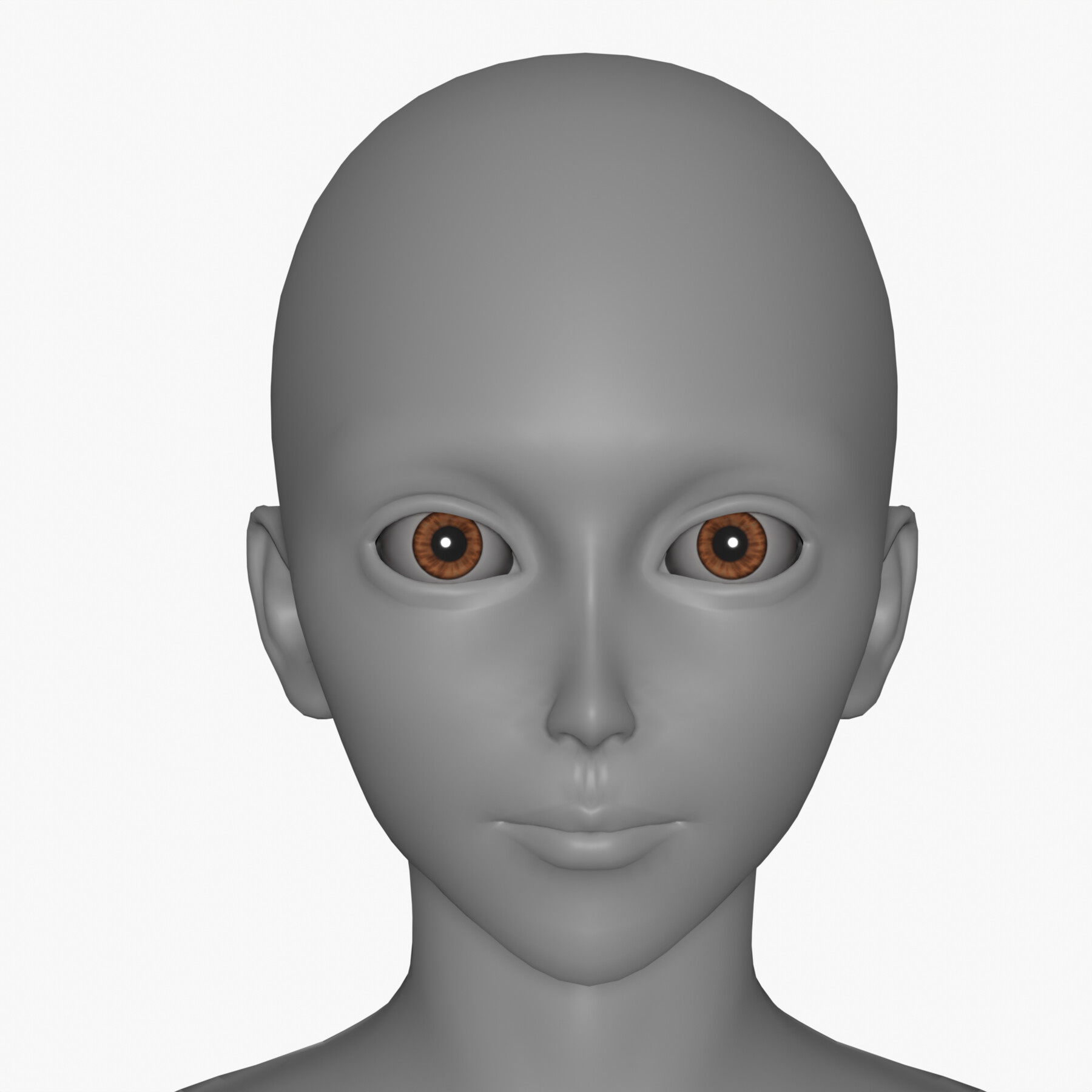 Artstation Anime Girl Base Mesh With Extras Rigged Resources