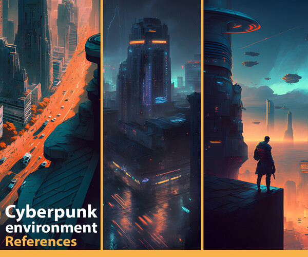 Artstation 202 Cyberpunk Environment References Artworks