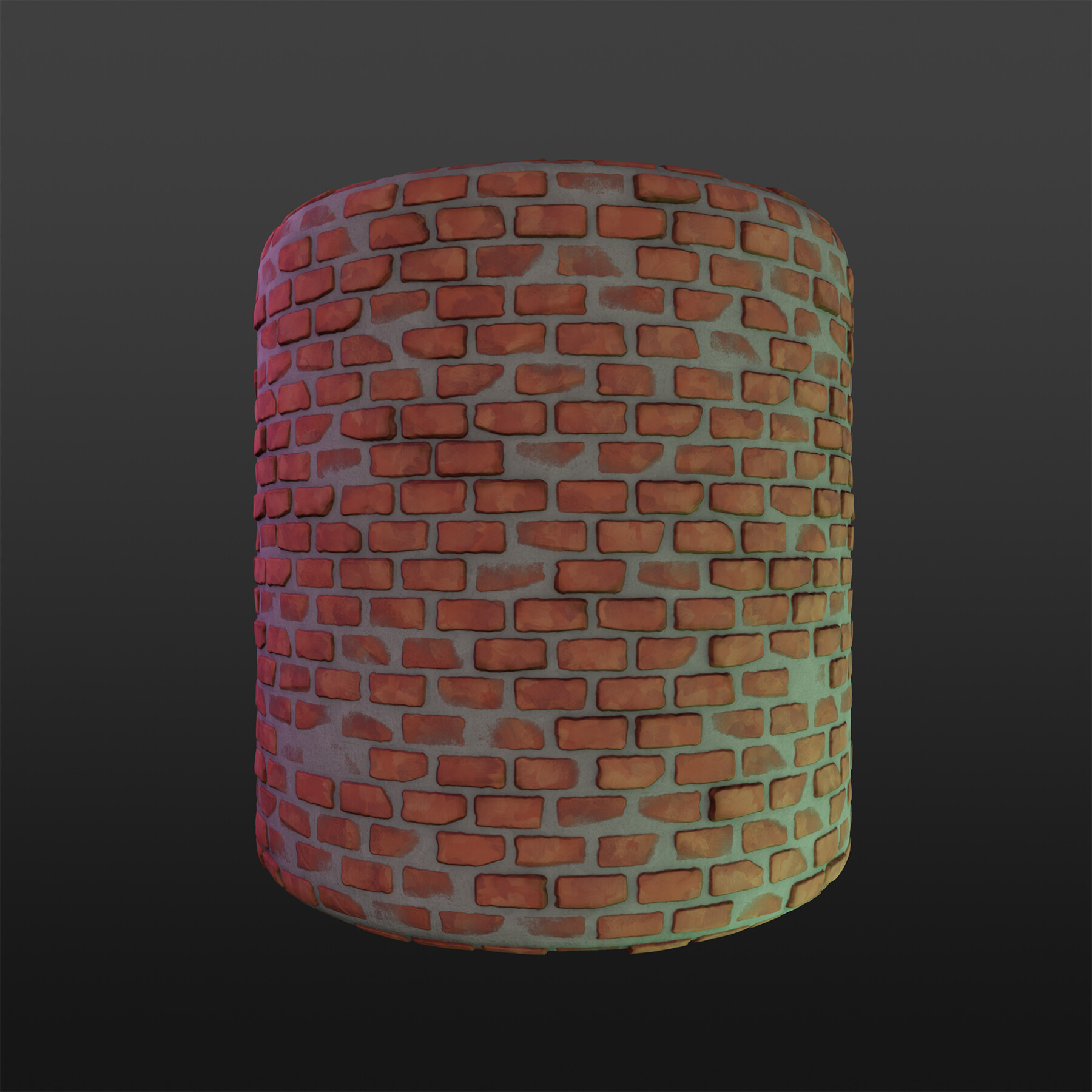 ArtStation - Stylized Brick Material | Game Assets