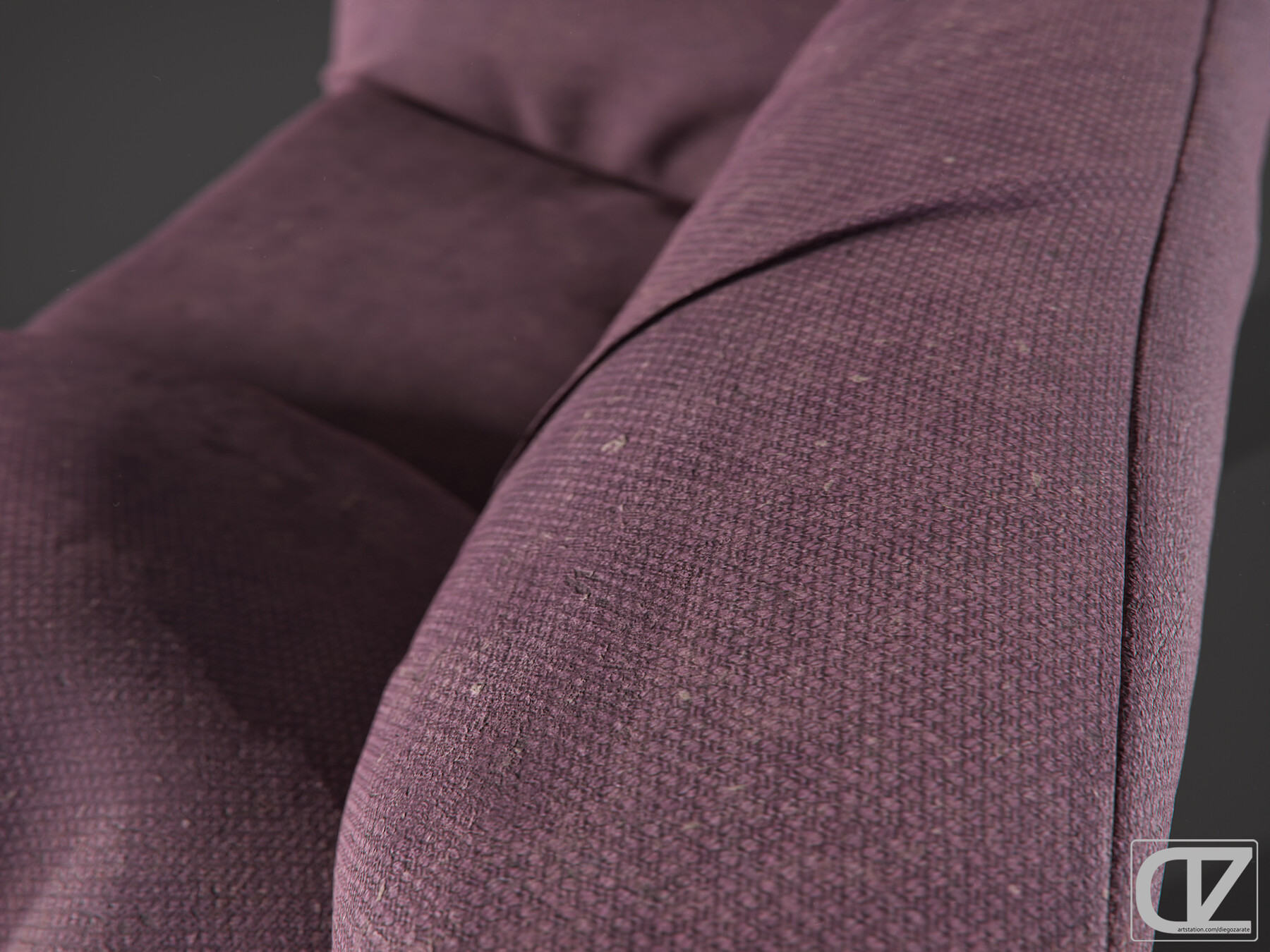 ArtStation - PBR - PURPLE FABRIC - 4K MATERIAL | Game Assets