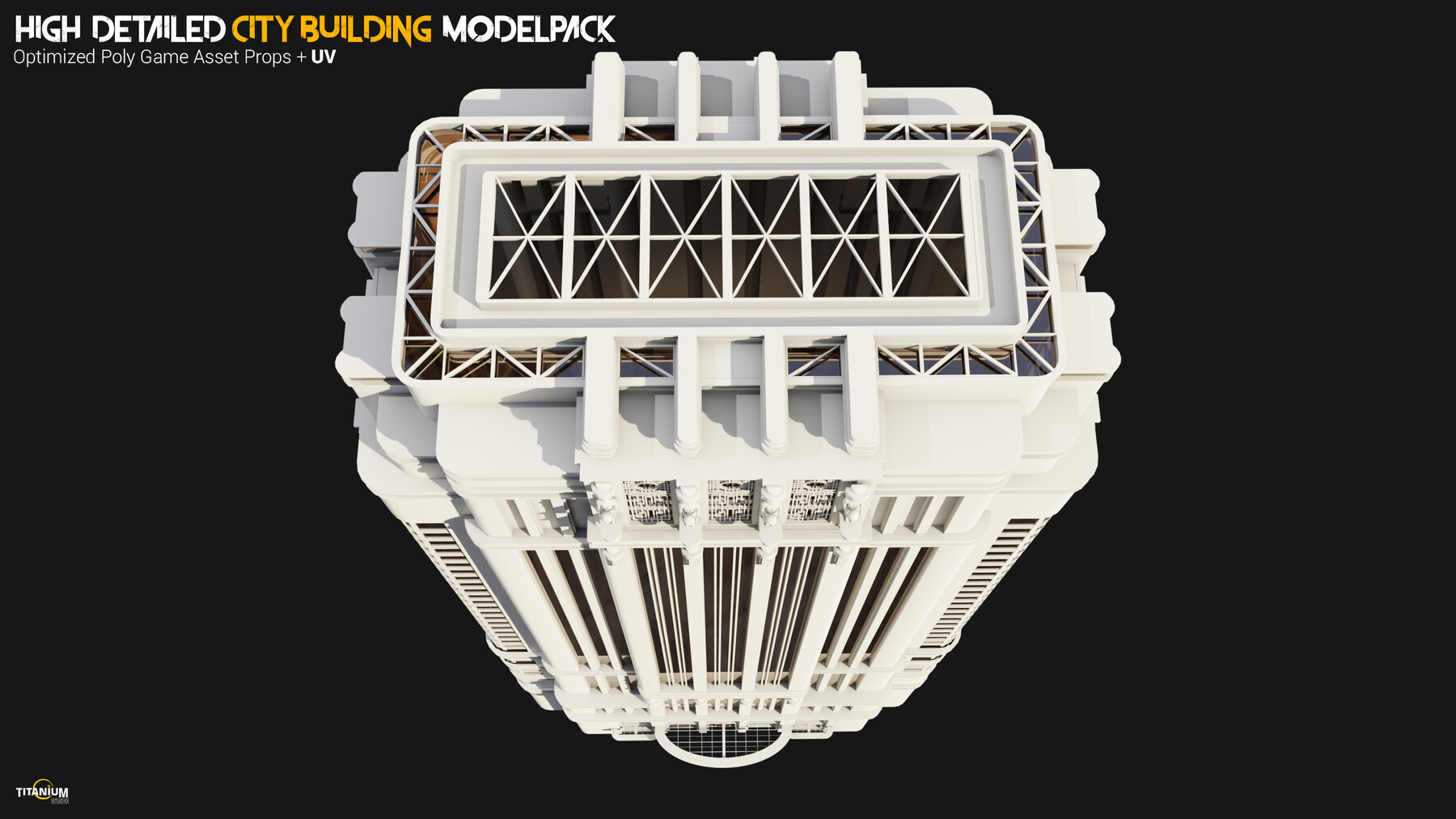 ArtStation - High Detailed City Building Pack + UV | Game Assets