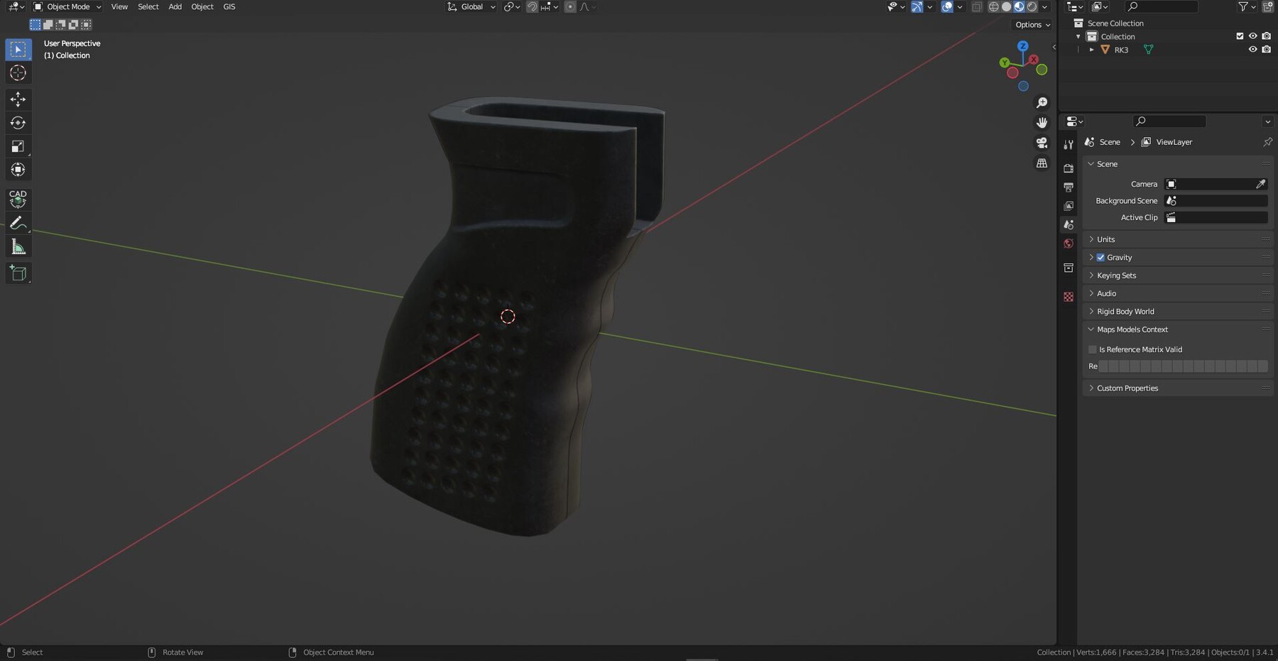 ArtStation - MILITARY Zenitco RK-3 Grip for AK platforms | Game Assets
