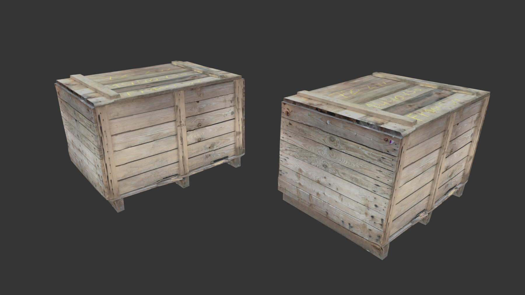 ArtStation - wooden box 2 | Game Assets