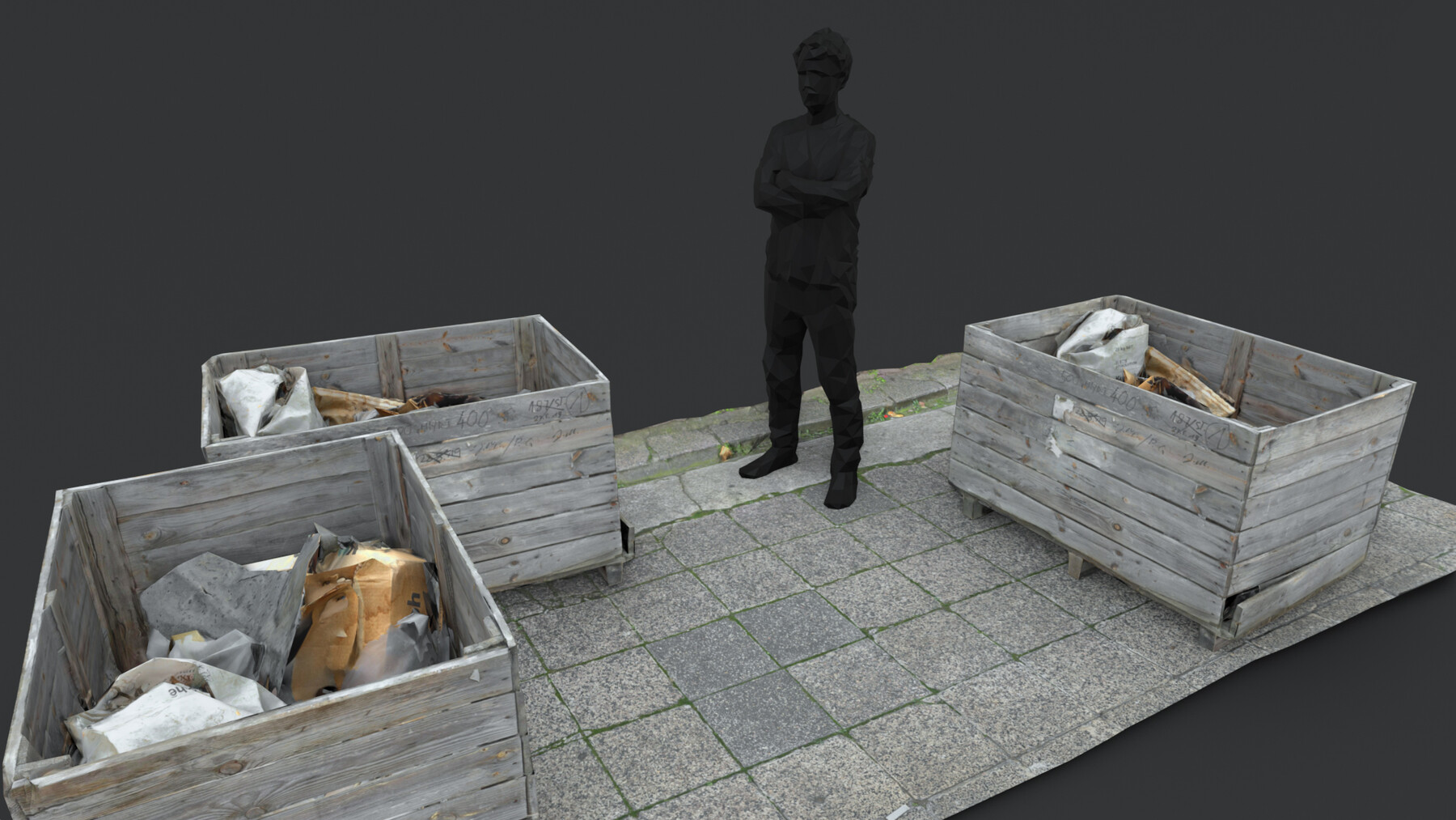 ArtStation - wooden box 3 | Game Assets