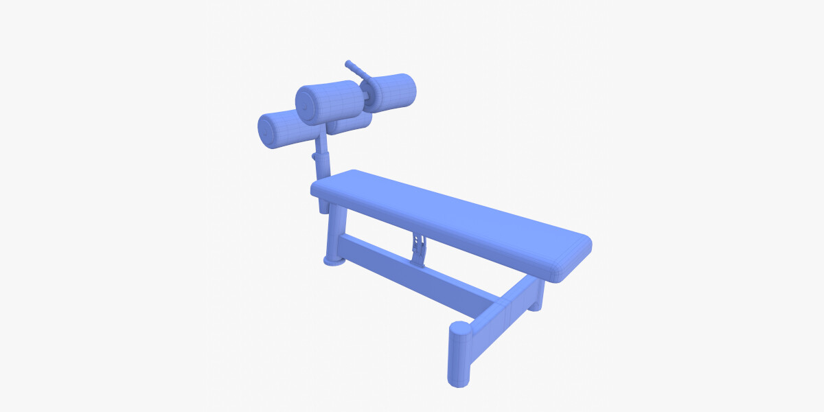 ArtStation - Adjustable crunch bench | Game Assets