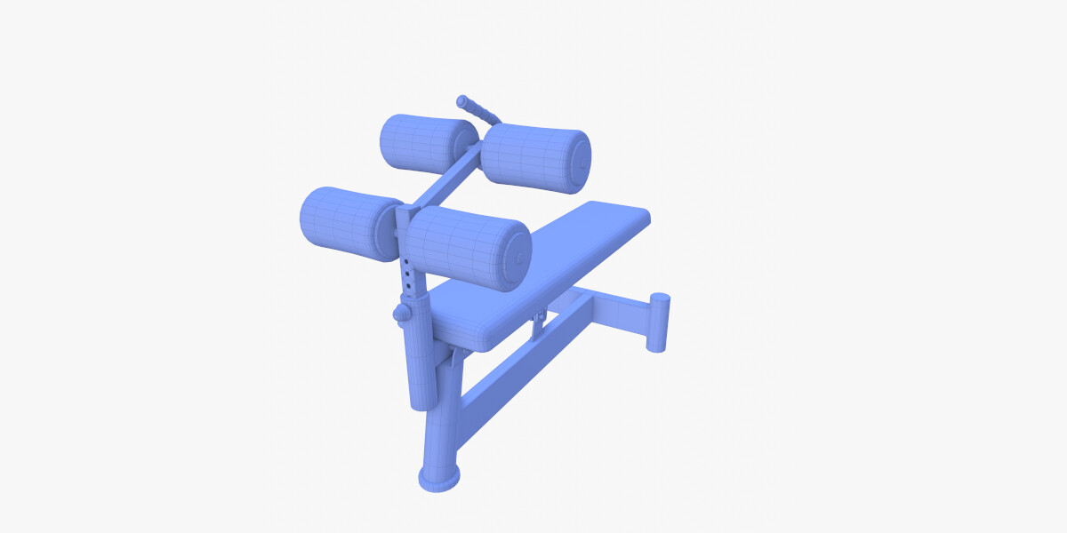 ArtStation - Adjustable crunch bench | Game Assets