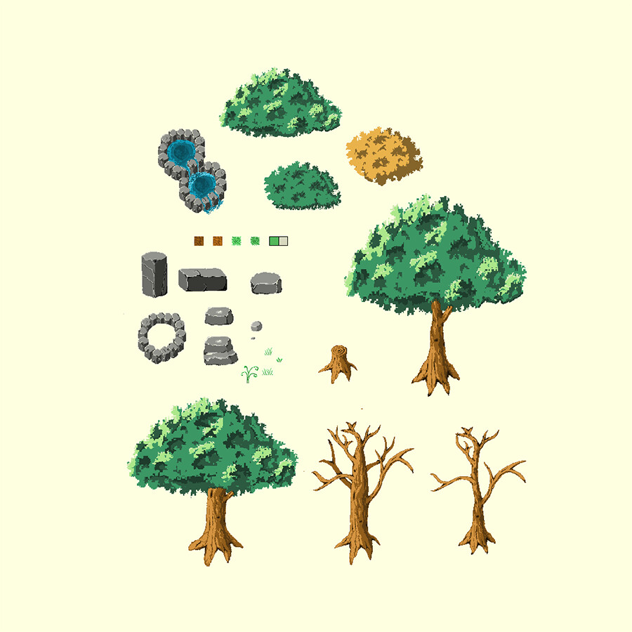 ArtStation - Pixel Environment BackGround | Game Assets