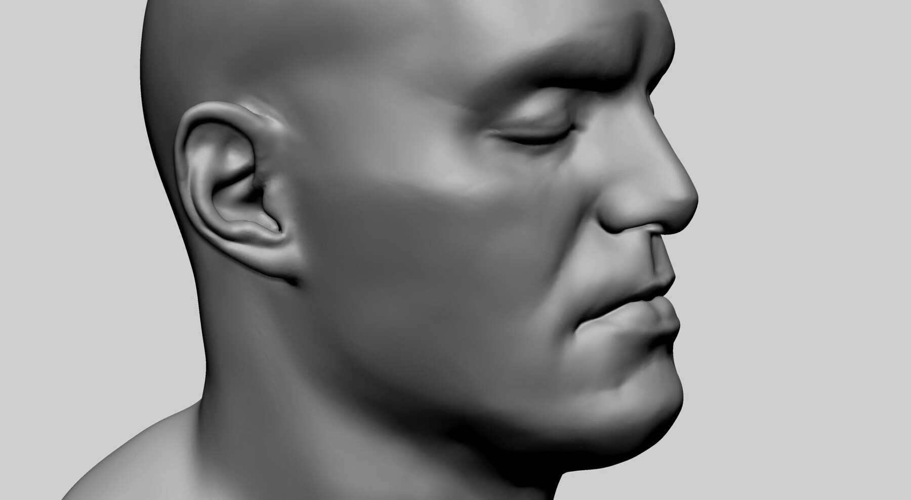 ArtStation - Base Male Head C | Resources