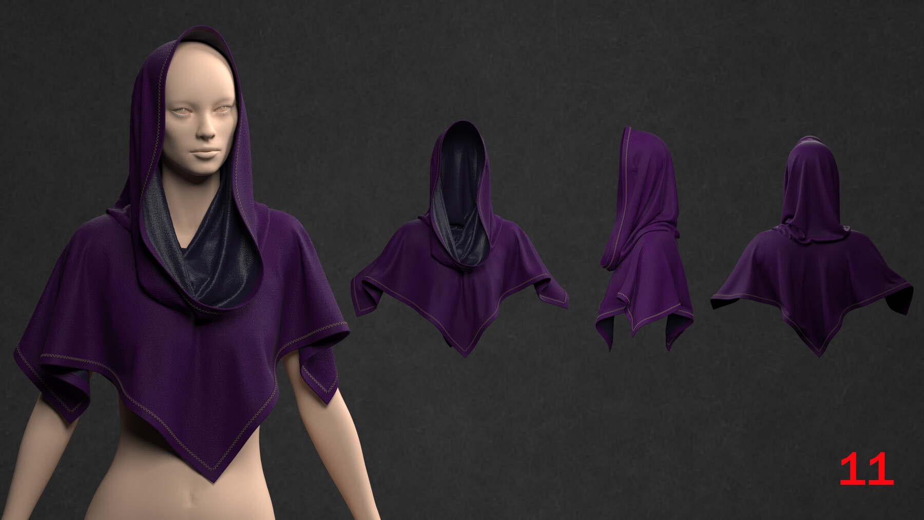 ArtStation - 12 Girl's Hats Pack (P8) _ Marvelous / CLO | Game Assets