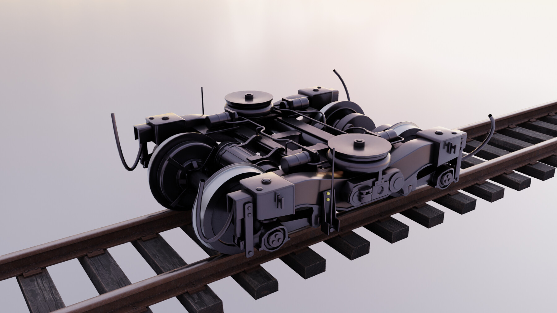 ArtStation - Game-Ready Train Bogey 3D Model | Game Assets