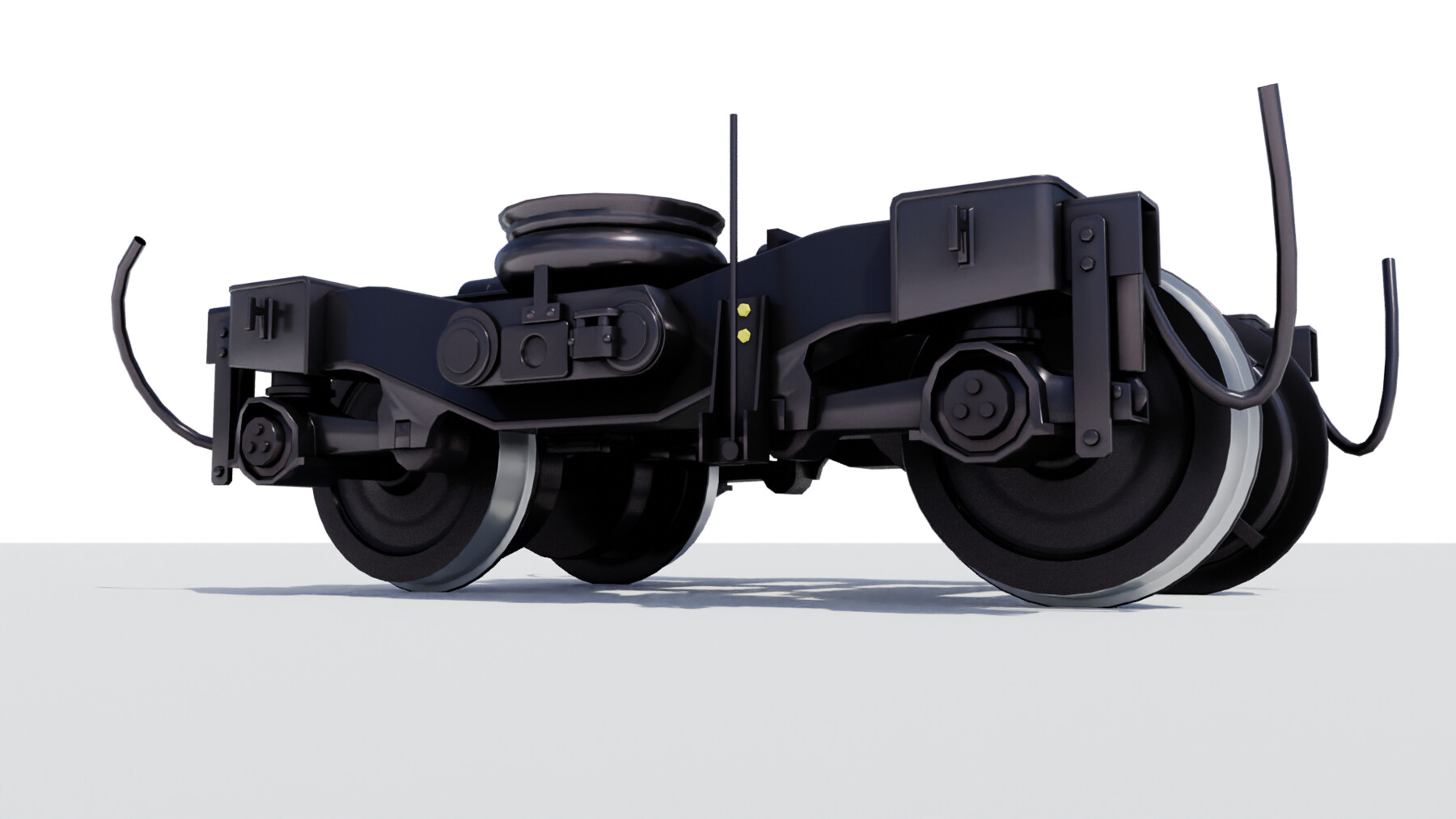 ArtStation - Game-Ready Train Bogey 3D Model | Game Assets