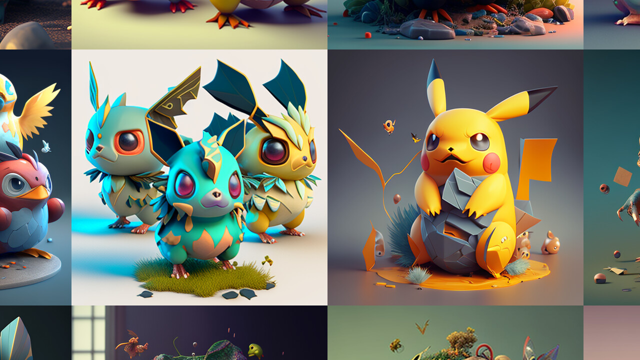ArtStation - 196 Unique Pokémons 3D Illustration Renders Collection ...