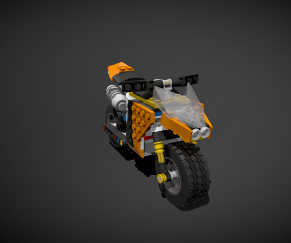 ArtStation - Lego Sunset Street Bike | Game Assets