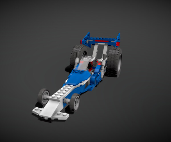 ArtStation - Lego Race Rider Car | Game Assets