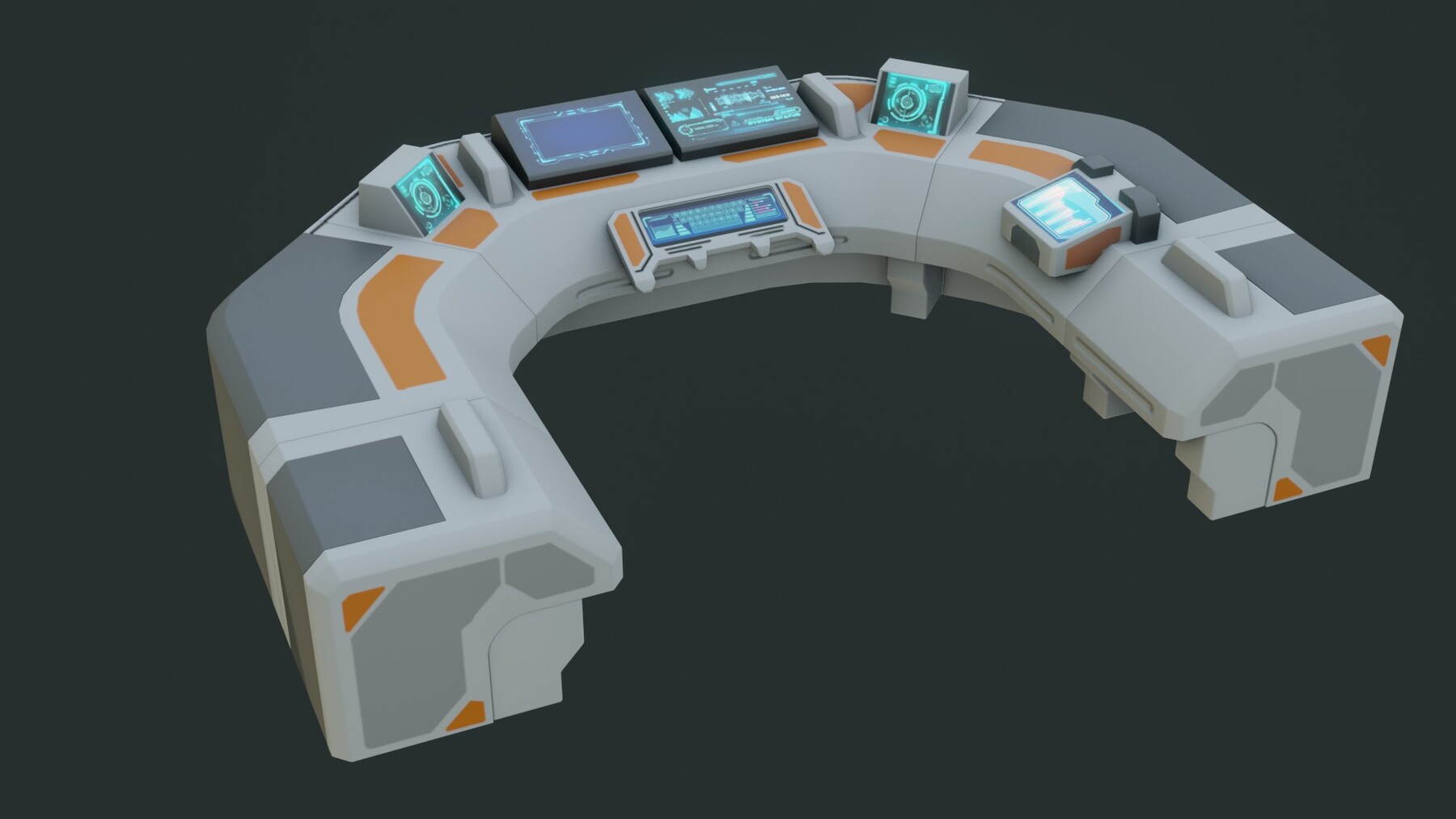 ArtStation - Sci-Fi Control Panel - Low poly - PBR - Game ready | Game ...