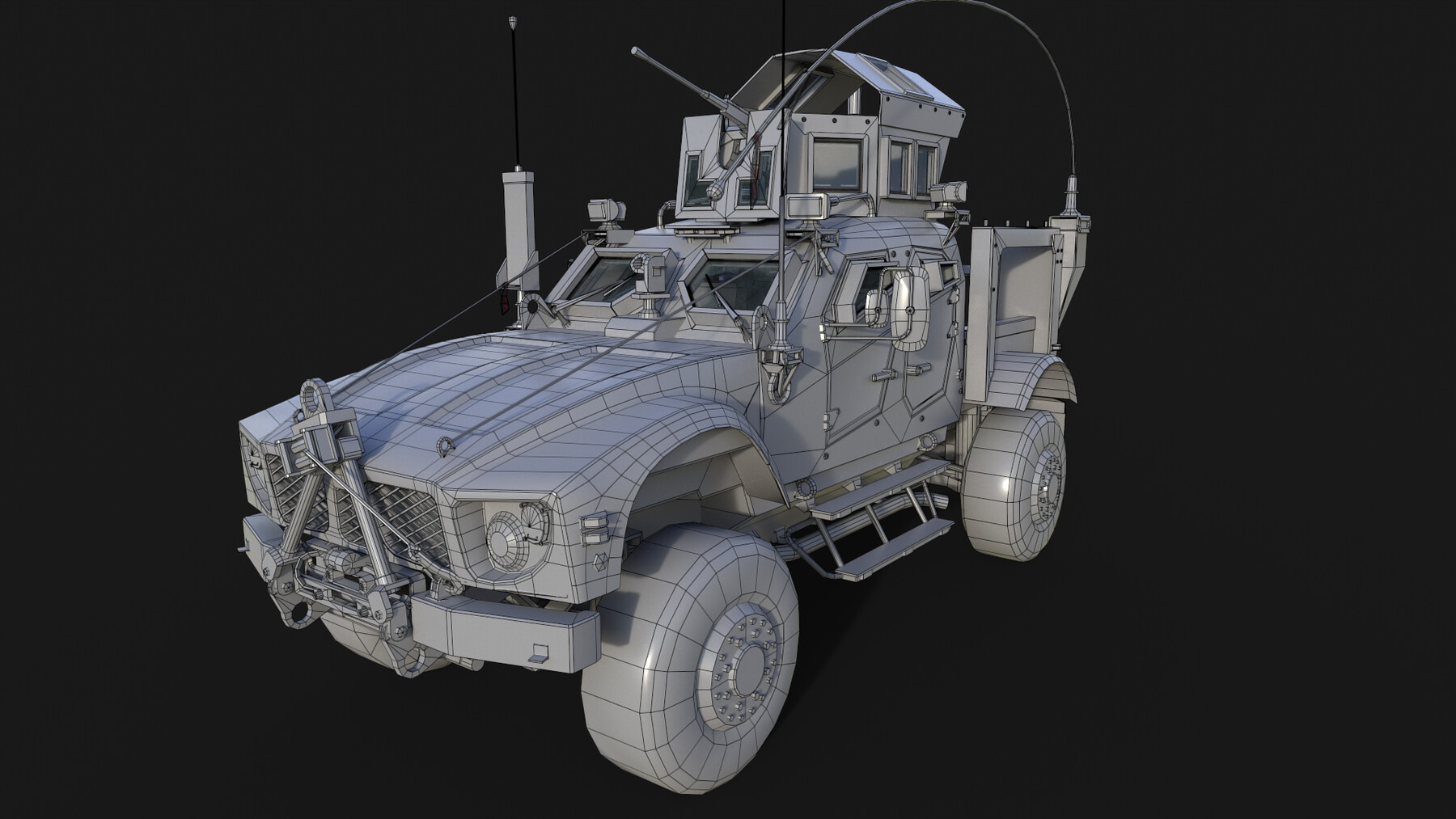 ArtStation - Military Car Ultra Low Poly | Game Assets