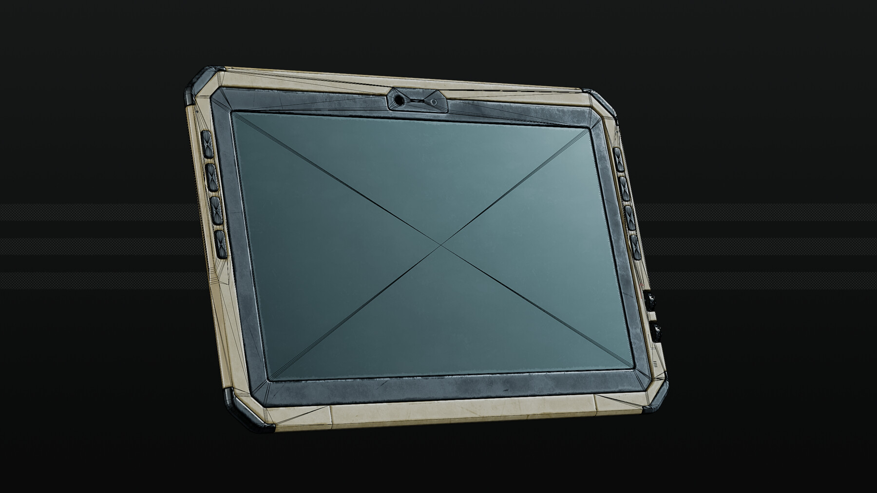 ArtStation - Game Ready Prop Data Pad [high poly source inculded] | Game Assets