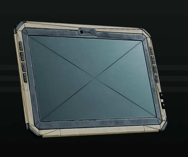 ArtStation - Game Ready Prop Data Pad [high poly source inculded ...