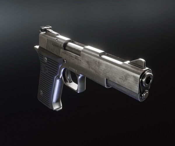 ArtStation - Automag series Pistols | Game Assets