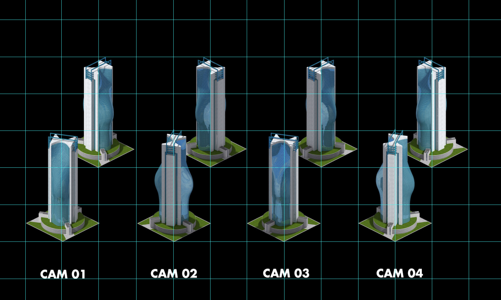 ArtStation - Architecture (Tile#0036, 1x1) – Dimetric Projection ...
