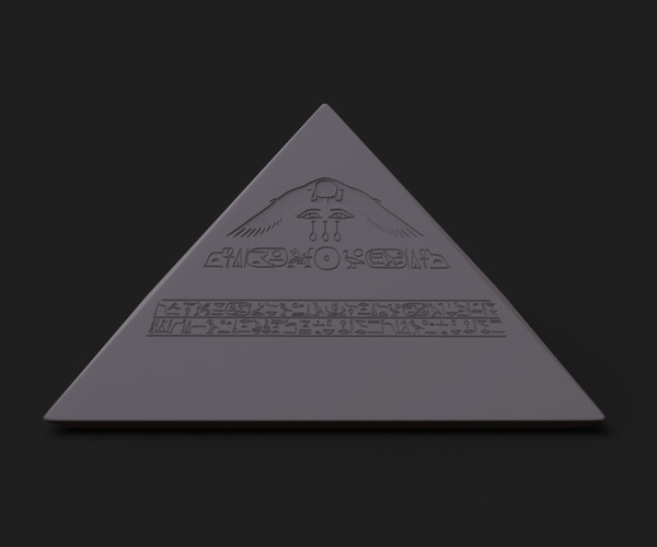 ArtStation - Benben stone - Pyramidion of Amenemhat III | Resources