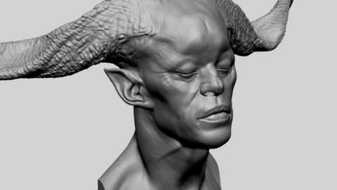 ArtStation - Creature Head Printable C | Resources
