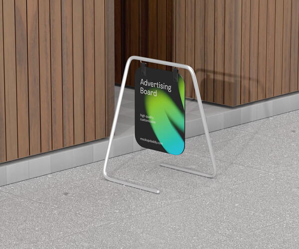 ArtStation - Folding Swing Sign Mockup | Artworks