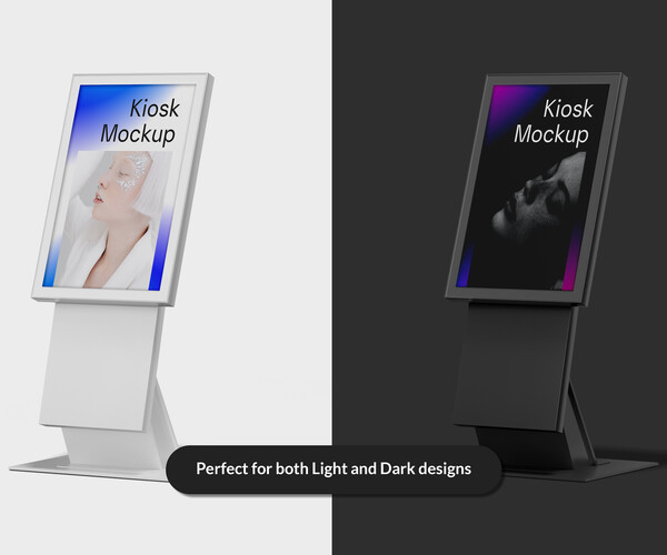 ArtStation - Information Kiosk Mockup | Artworks
