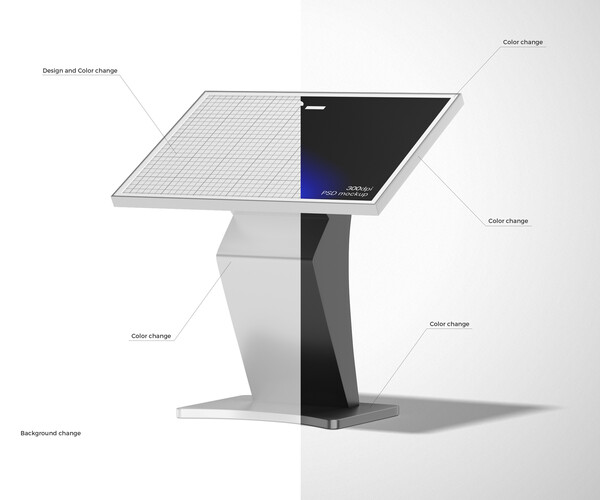 ArtStation - Interactive Kiosk Mockup | Artworks