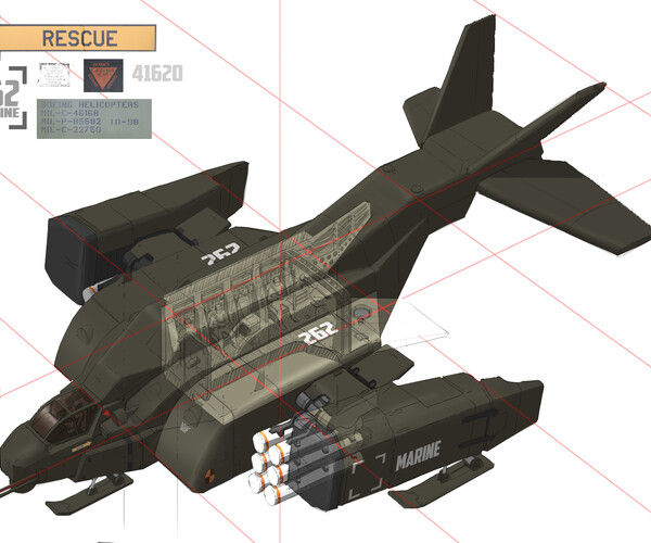 ArtStation - dropShip | Game Assets