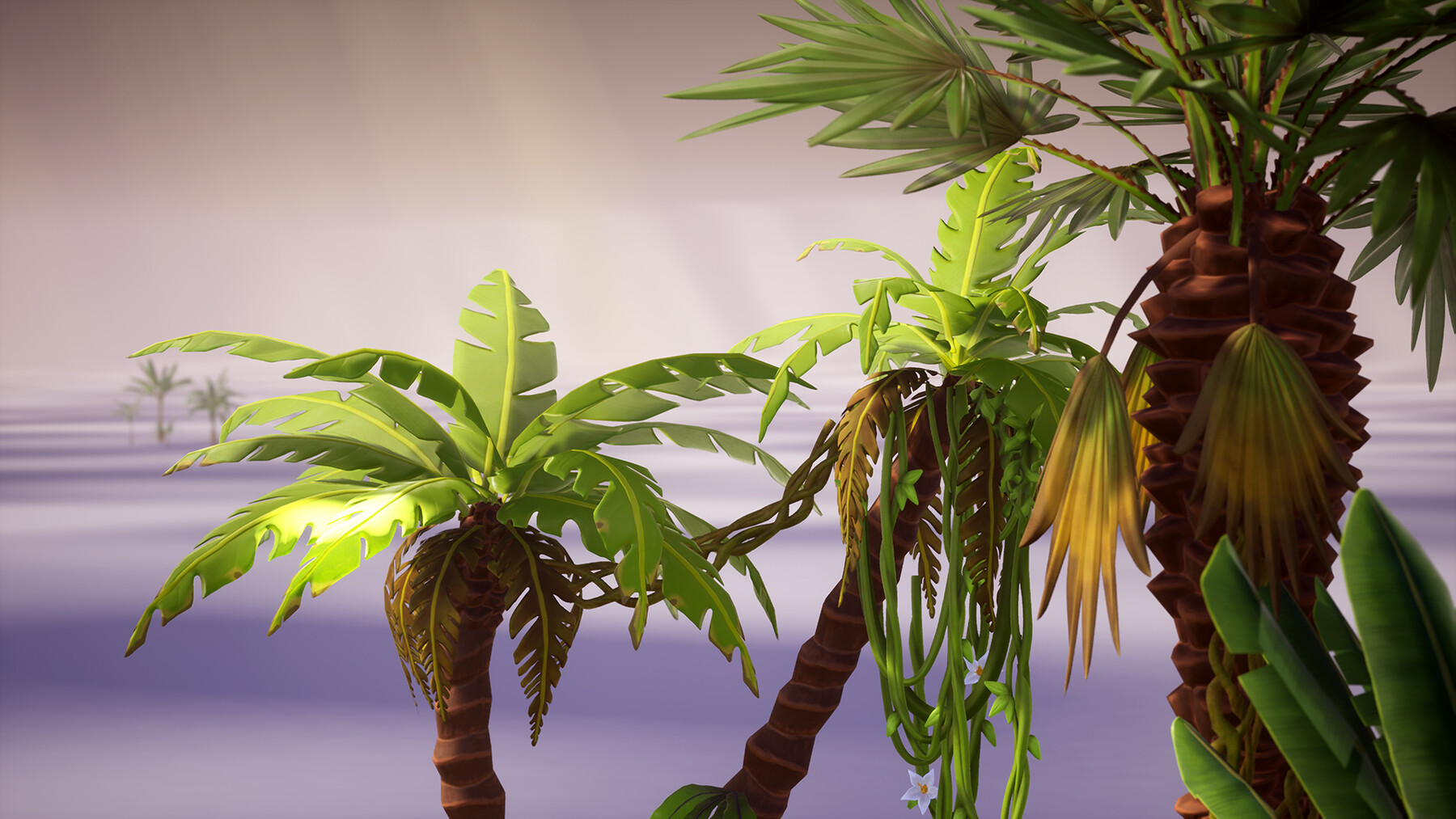 ArtStation - Stylized Jungle Plants | Game Assets