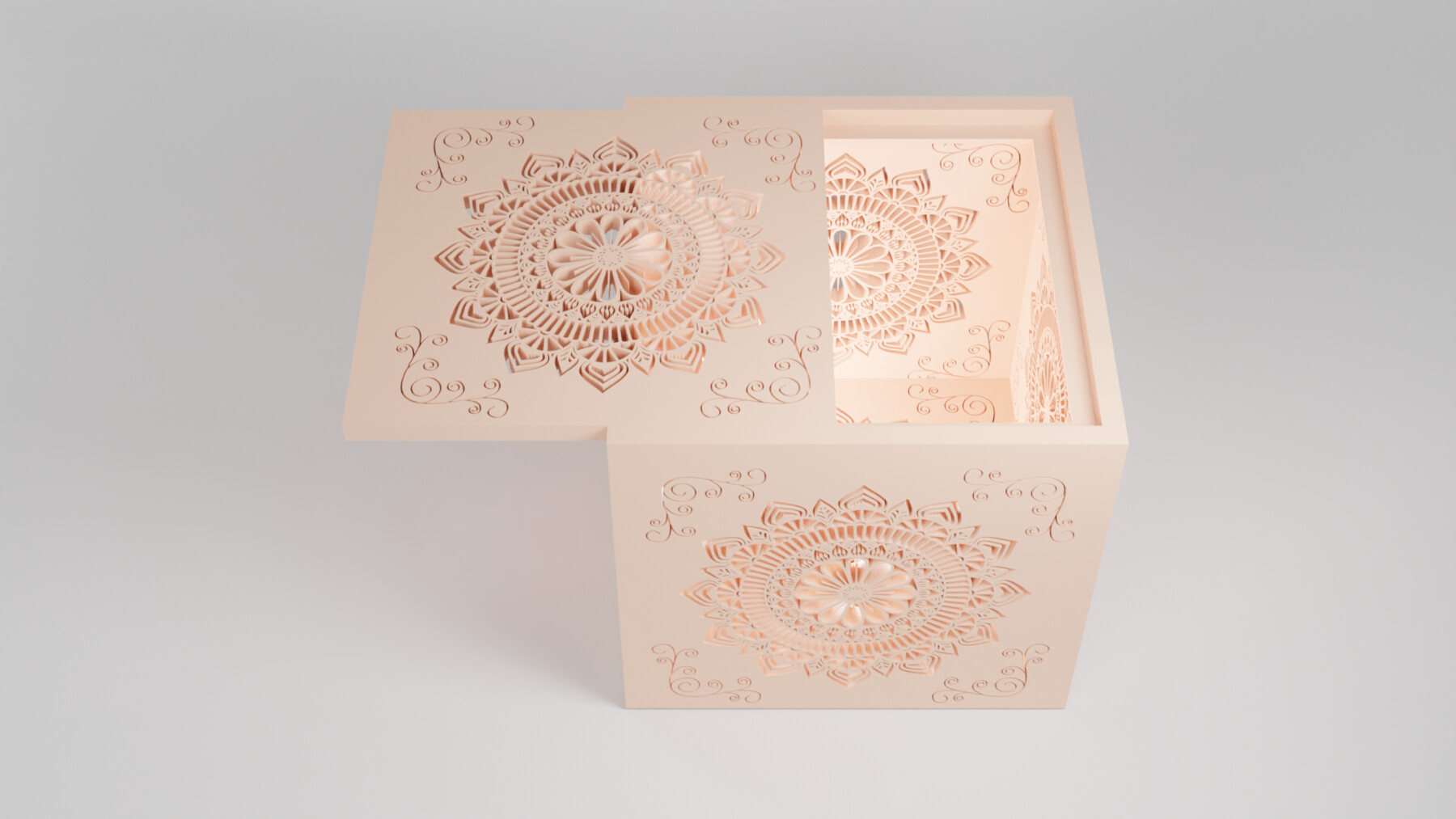 ArtStation - Mandala Patterned Box | Resources