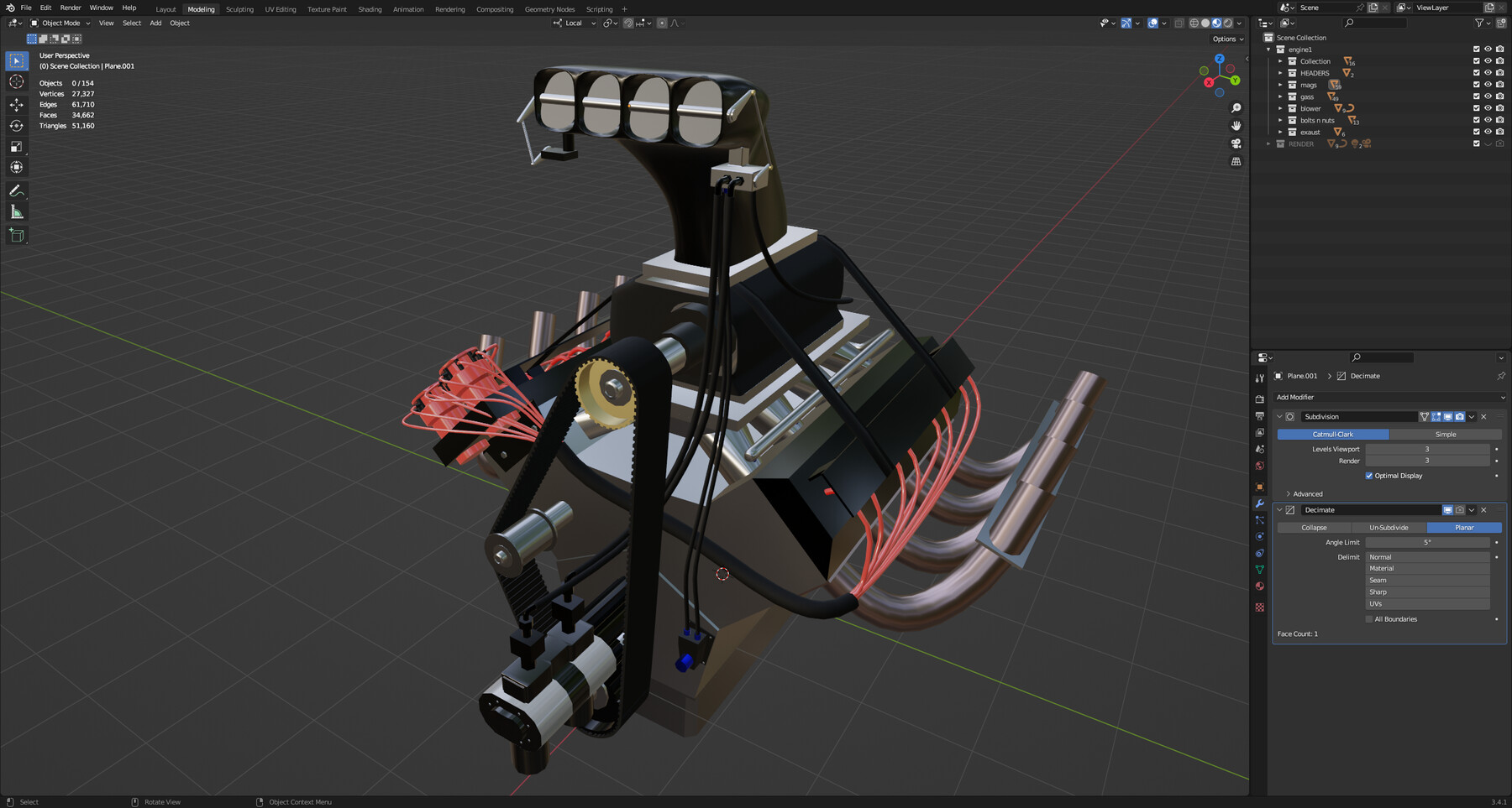ArtStation - Top fuel V8 | Resources