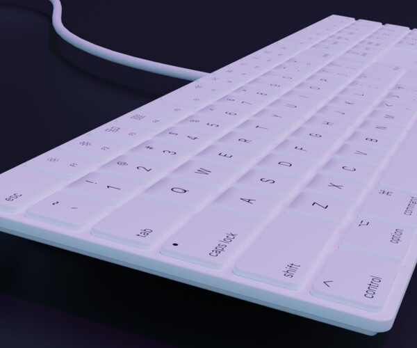 ArtStation - Apple Keyboard | Game Assets