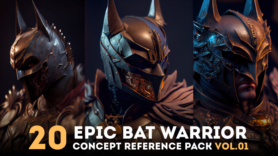 ArtStation - 20 arts - Epic bat warrior - Concept Reference Pack Vol.01 ...