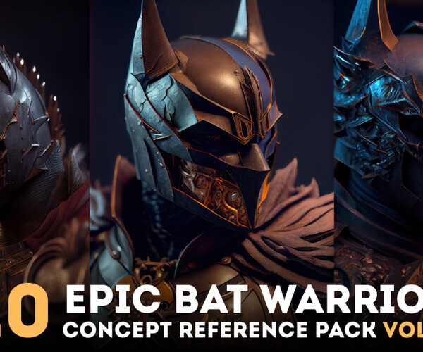 ArtStation - 20 arts - Epic bat warrior - Concept Reference Pack Vol.01 ...