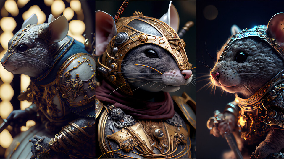 ArtStation - 56 arts - Epic mouse warrior - Concept Reference Pack Vol ...