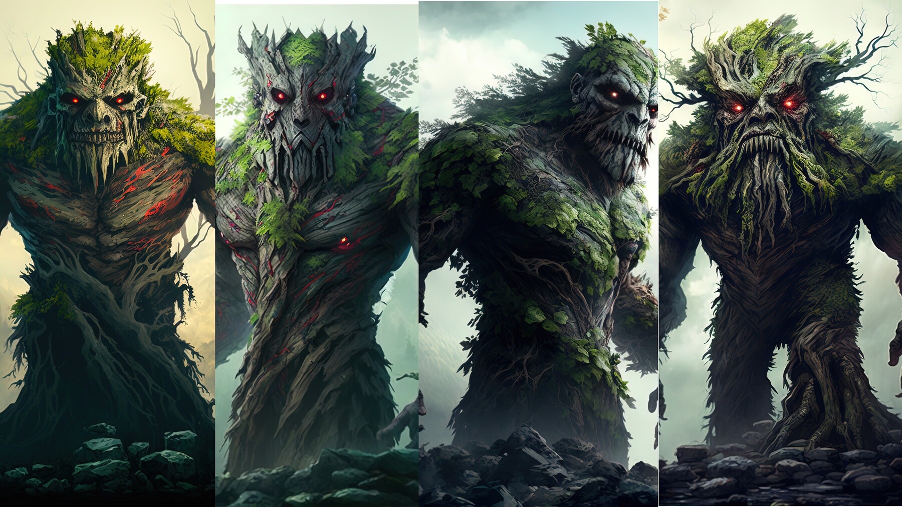 ArtStation - The Creature Series: 11 Mountain Tree Titans up to 8k ...