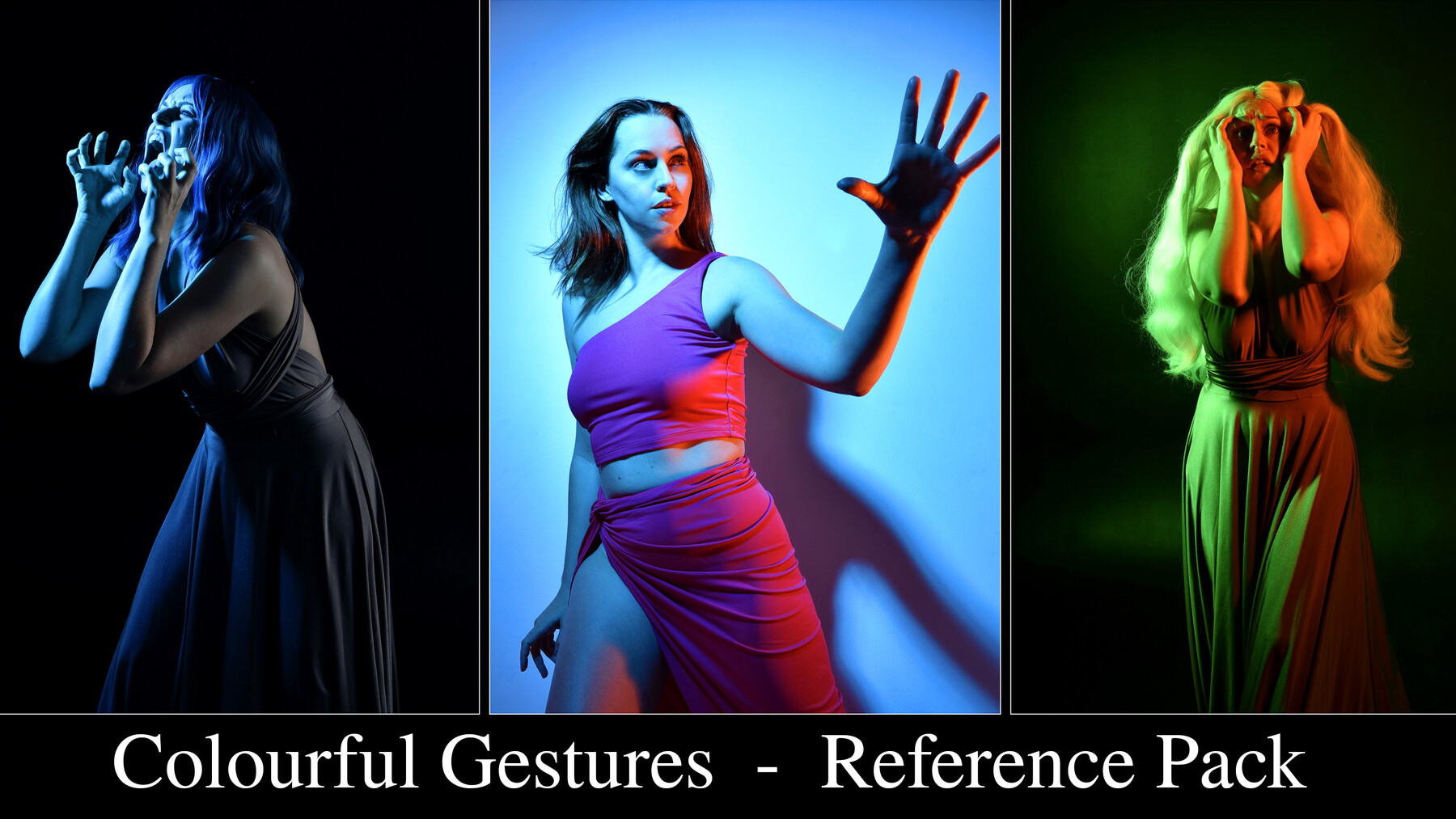 ArtStation - x220 Colourful Gestures - Model Stock Reference Pack | Resources