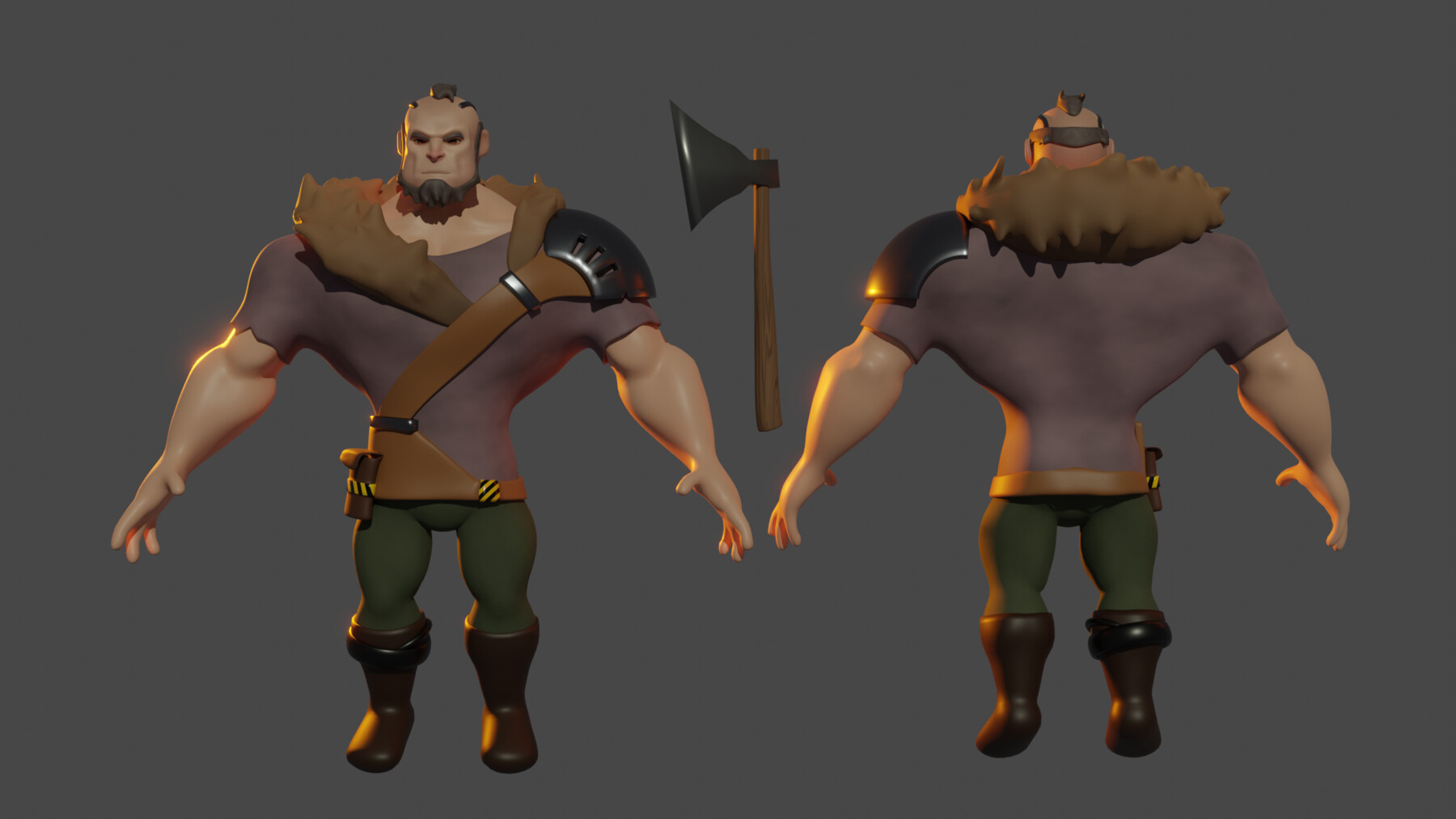 Artstation Game Ready Character Not Rigged Enjie Game Assets