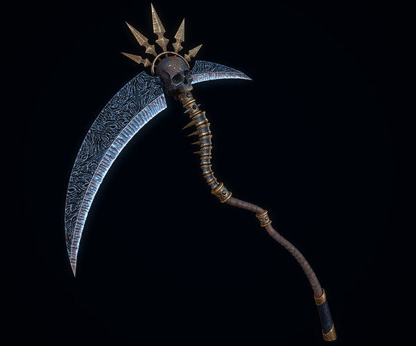 ArtStation - Dark Reaper Scythe | Game Assets