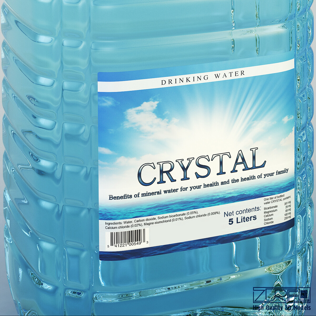 ArtStation - Water Bottle 5 liter | Resources