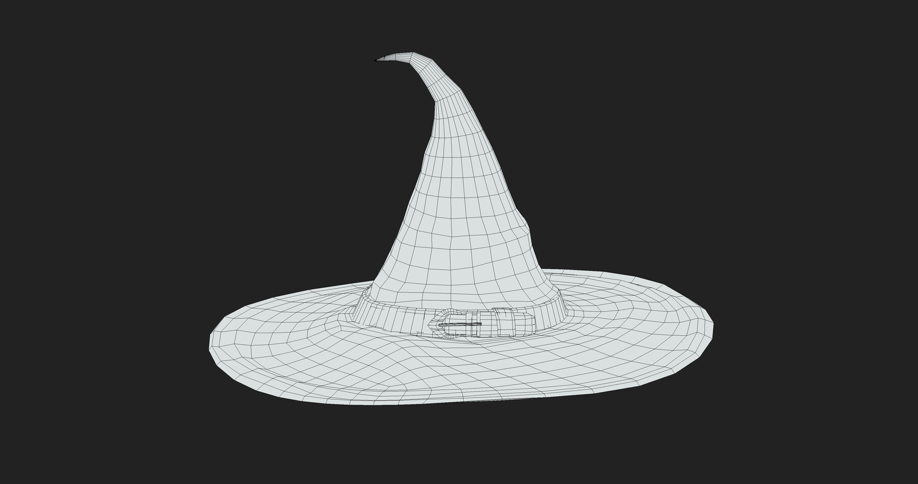 ArtStation - Wizard Witch Hat - low poly 3D model | Game Assets