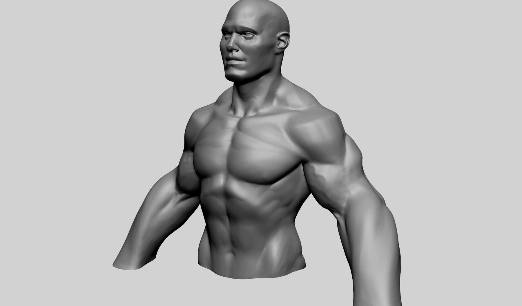 ArtStation - Stylized Male Upper Body | Resources
