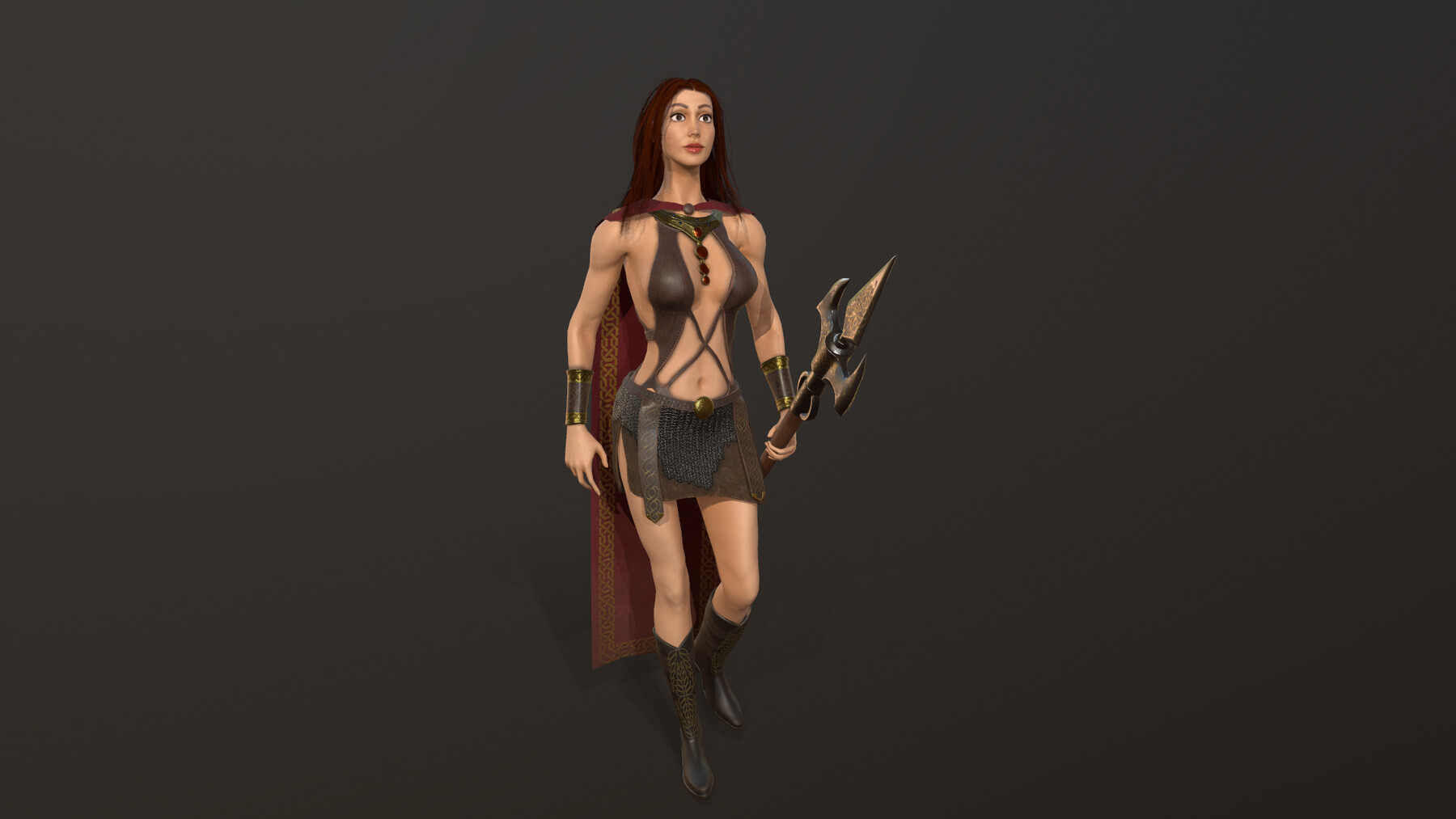 ArtStation - Freya - Low Poly Character 3D/ Rigged-Animated | Resources