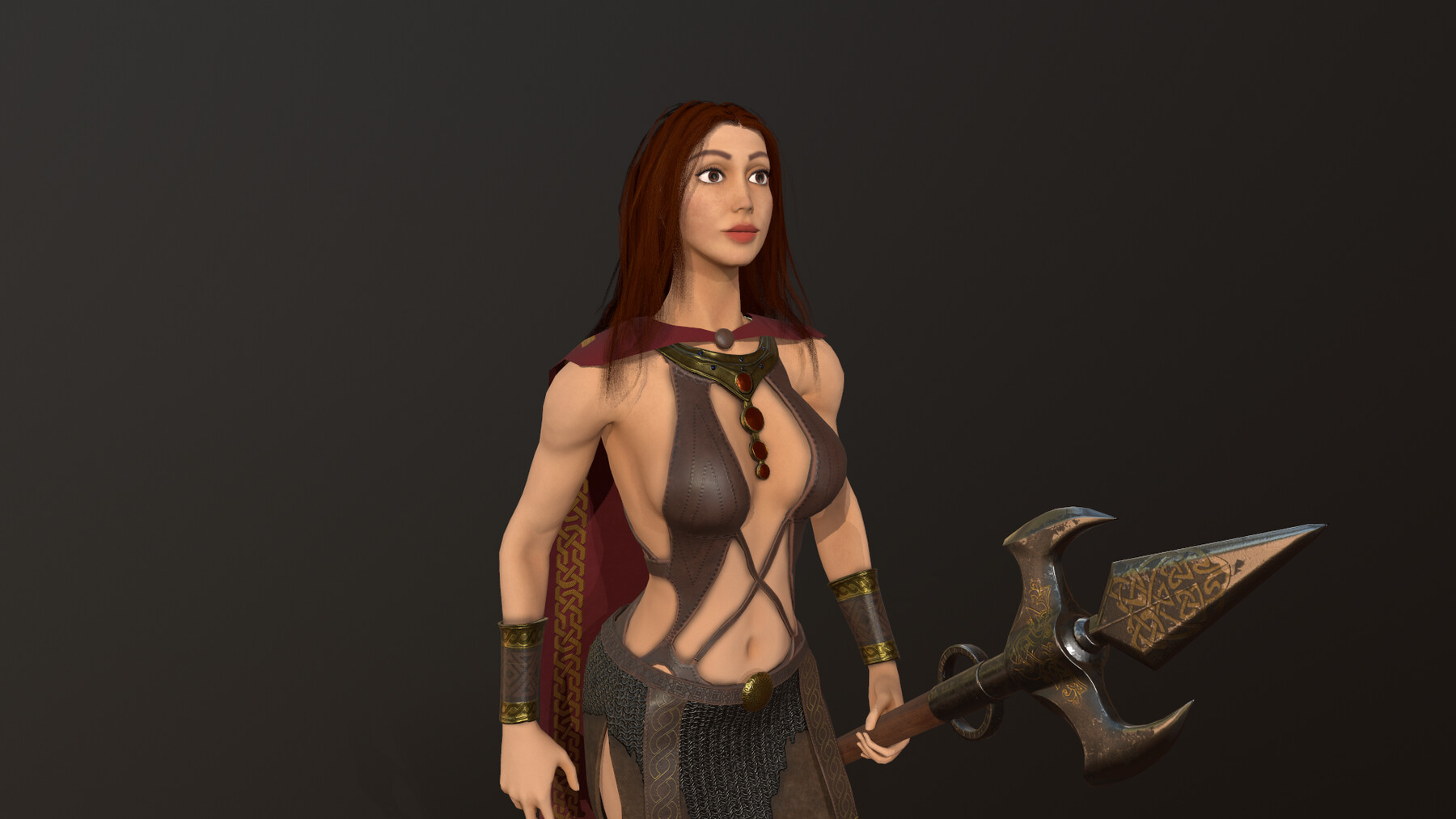 ArtStation - Freya - Low Poly Character 3D/ Rigged-Animated | Resources