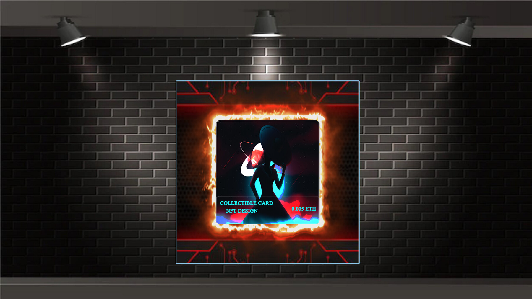 ArtStation - NFT card PSD Template V2 | Artworks