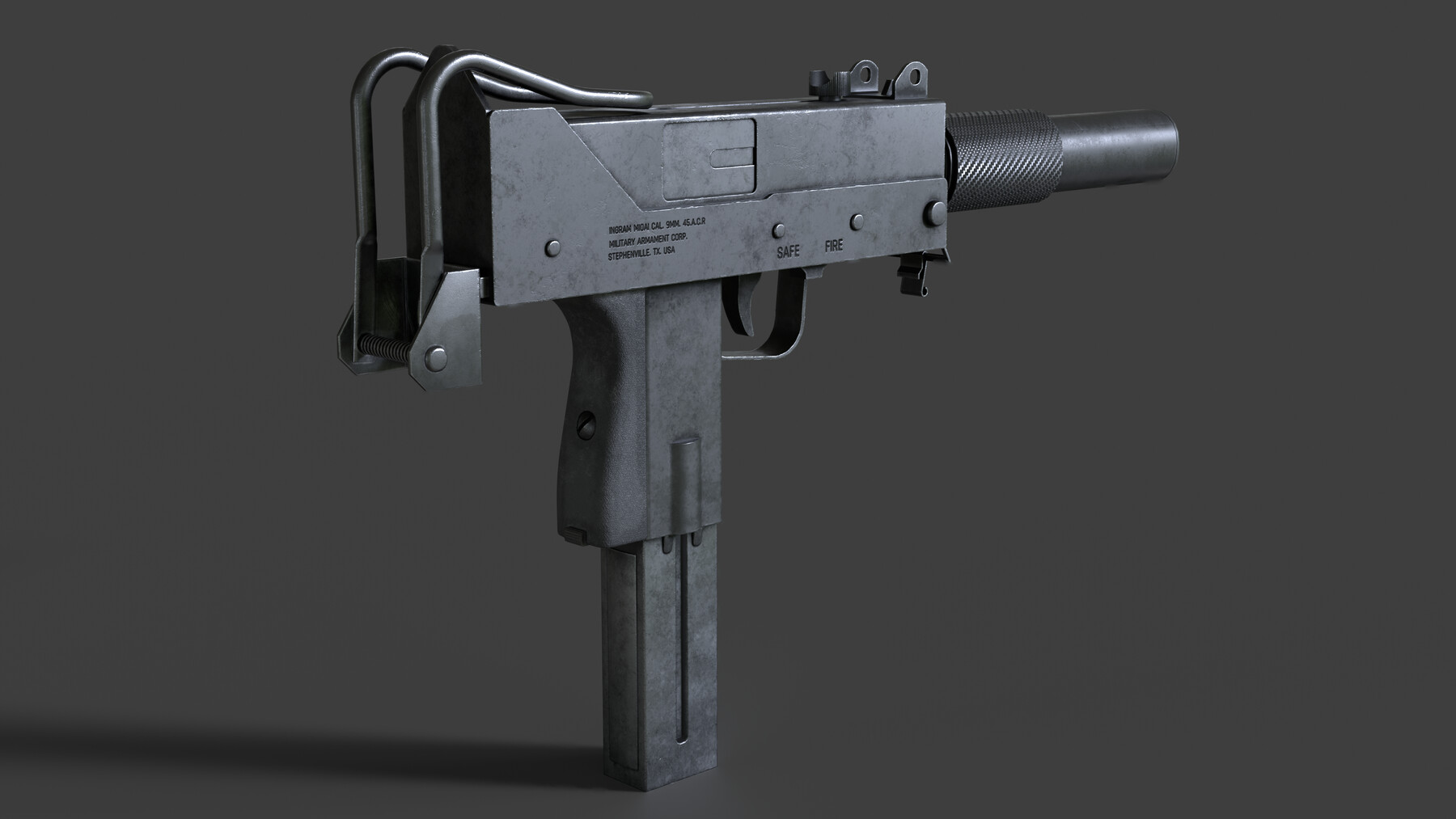 ArtStation - MAC10 4k | Game Assets