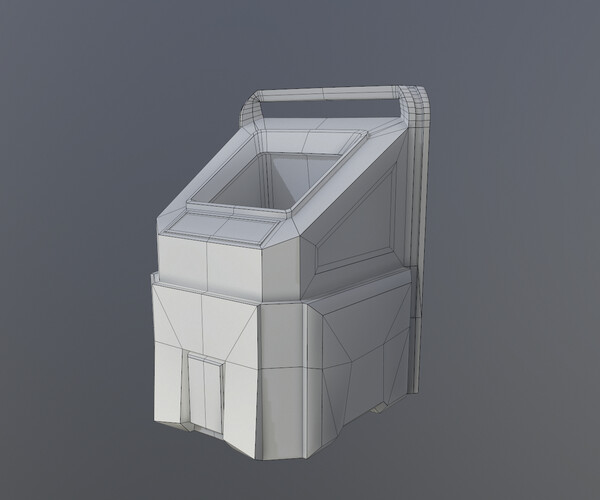 ArtStation - Sci-Fi Urn | Game Assets