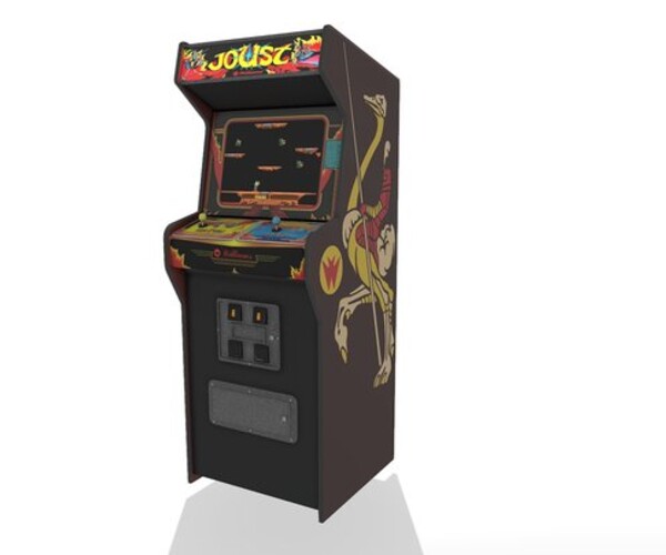 ArtStation - Joust 1982 Williams Arcade Cabinet | Game Assets